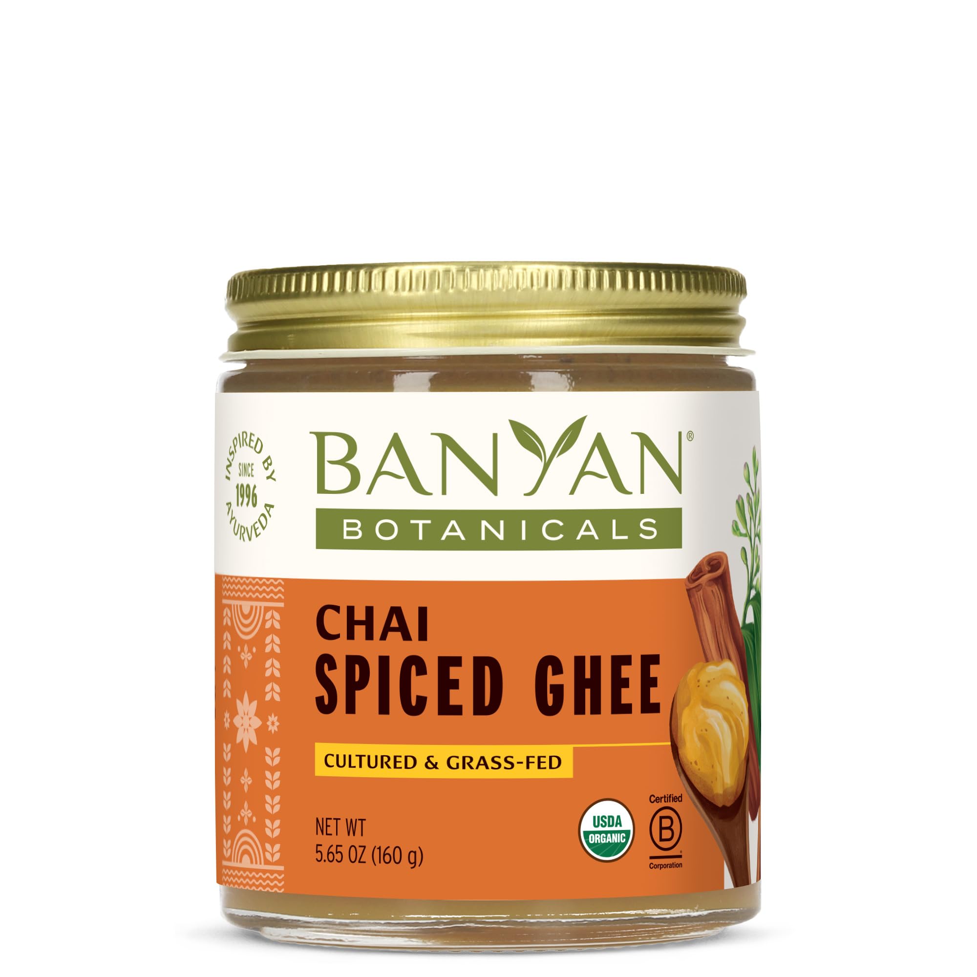Amazon.com : Banyan Botanicals Chai Spiced Ghee – Cultured Organic Ghee ...