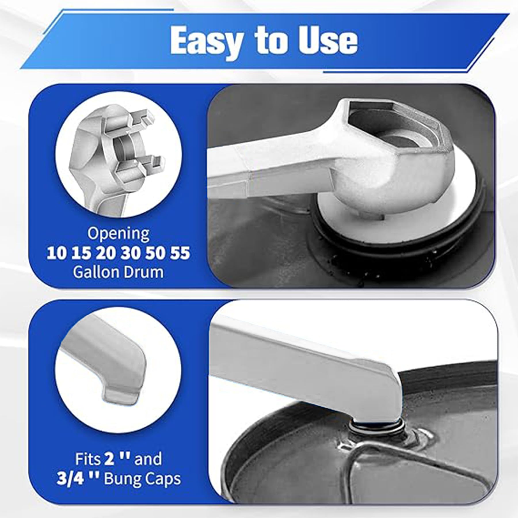 Snapklik.com : Bung Wrench, Aluminum Drum Wrench Barrel Wrench For ...