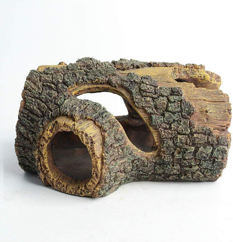 hygger Fish Tank Ornament, Aquarium Resin Cave Ornaments Fish Tank ...