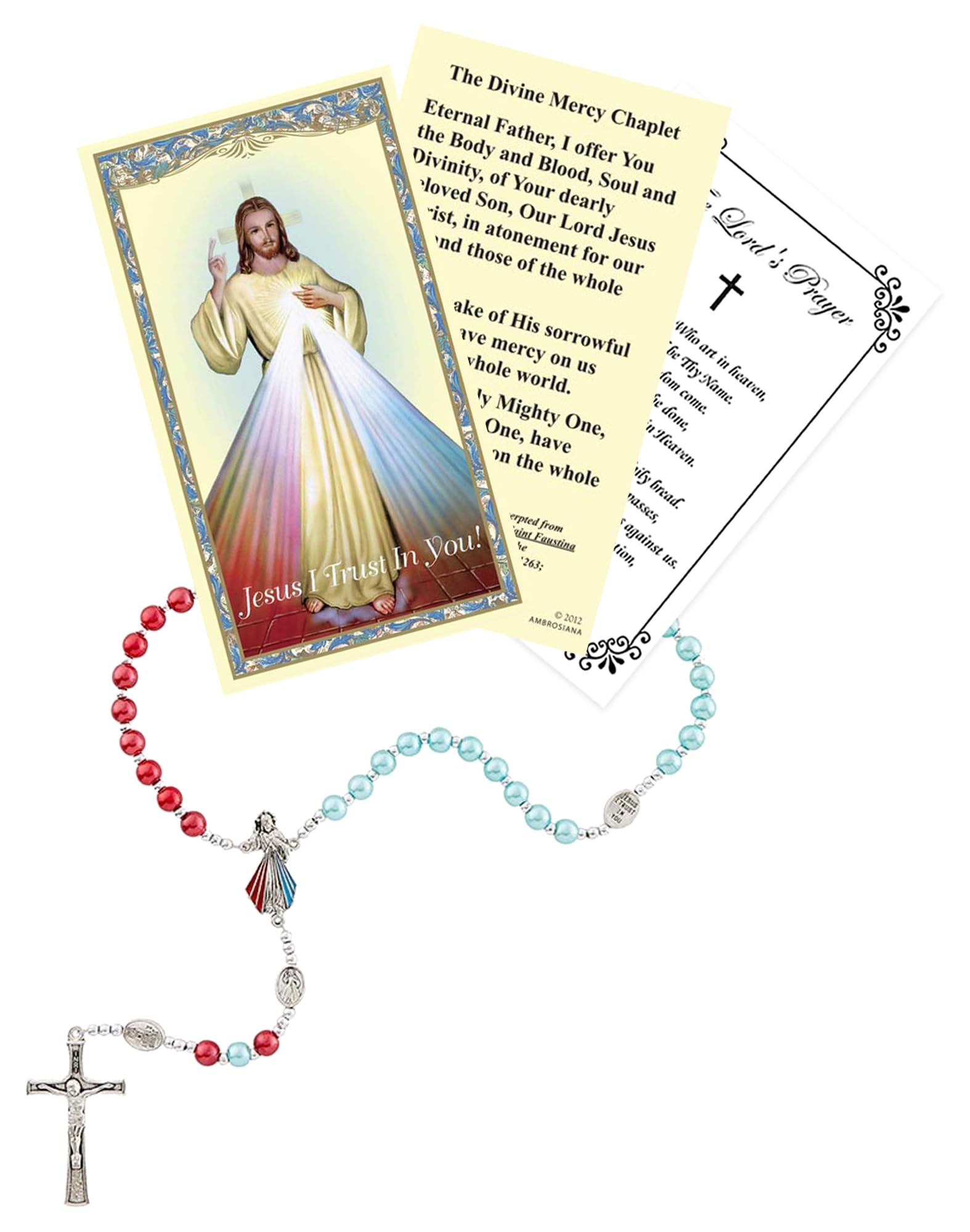 Buy TrendzeenDivine Mercy Chet Prayer Card - Divine Mercy Rosary, The ...