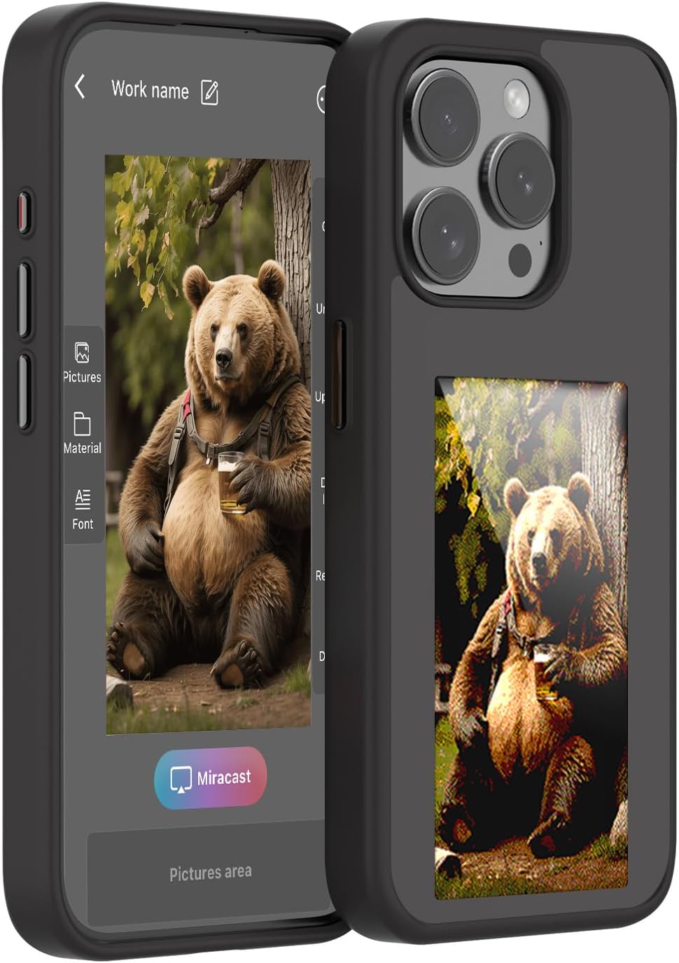 Amazon.com: Smart Ink Phone Case for iPhone 13/14 / 15 Pro Max, Smart ...