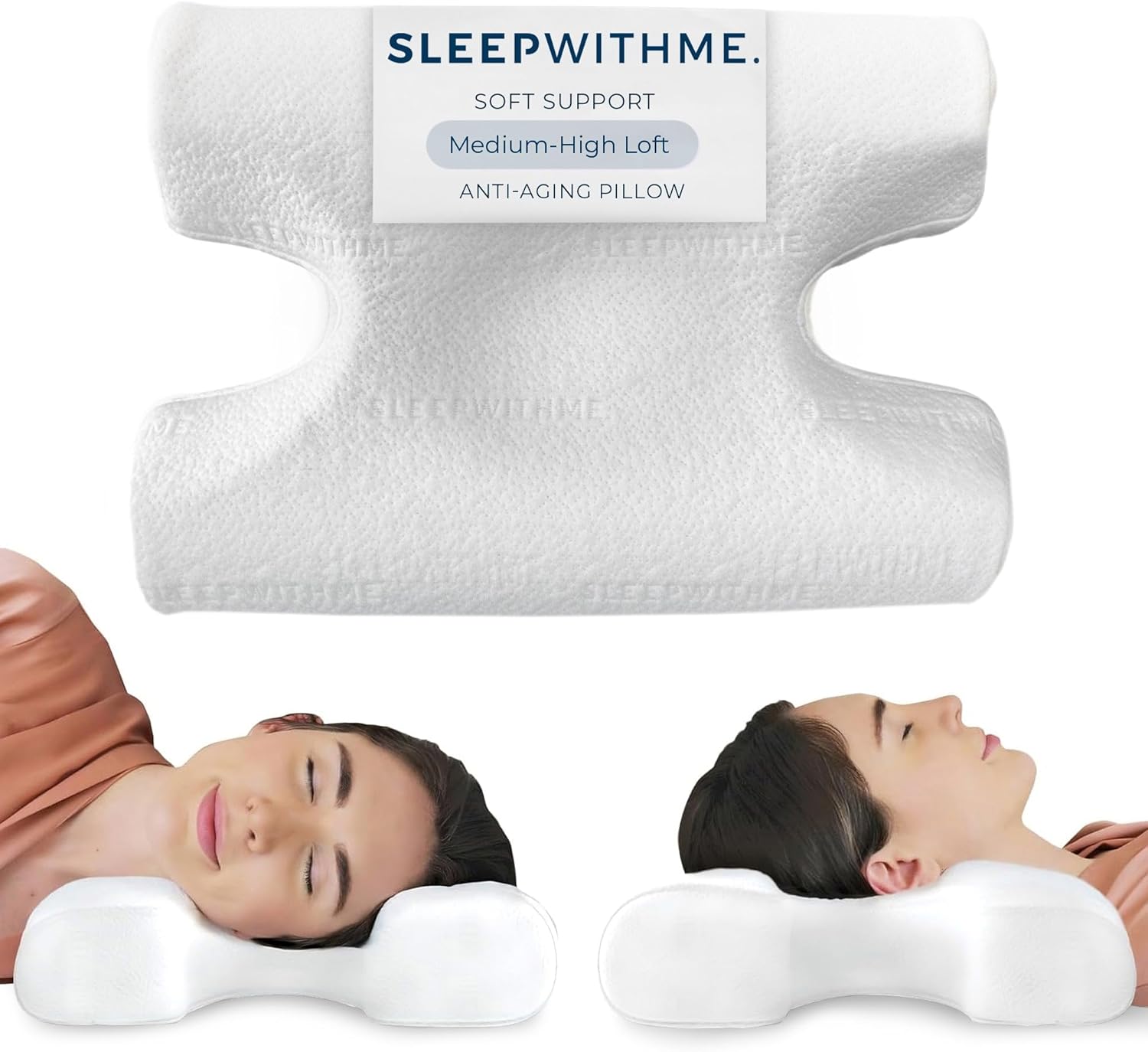 Amazon.com: sleepwithme. Beauty - Pro Anti-Aging Soft Pillow with ...