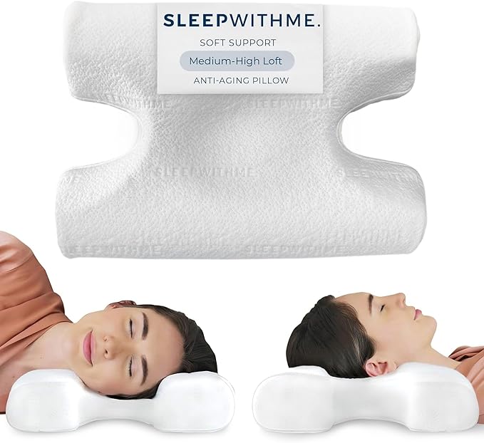 Amazon.com: sleepwithme. Beauty - Pro Anti-Aging Soft Pillow with ...