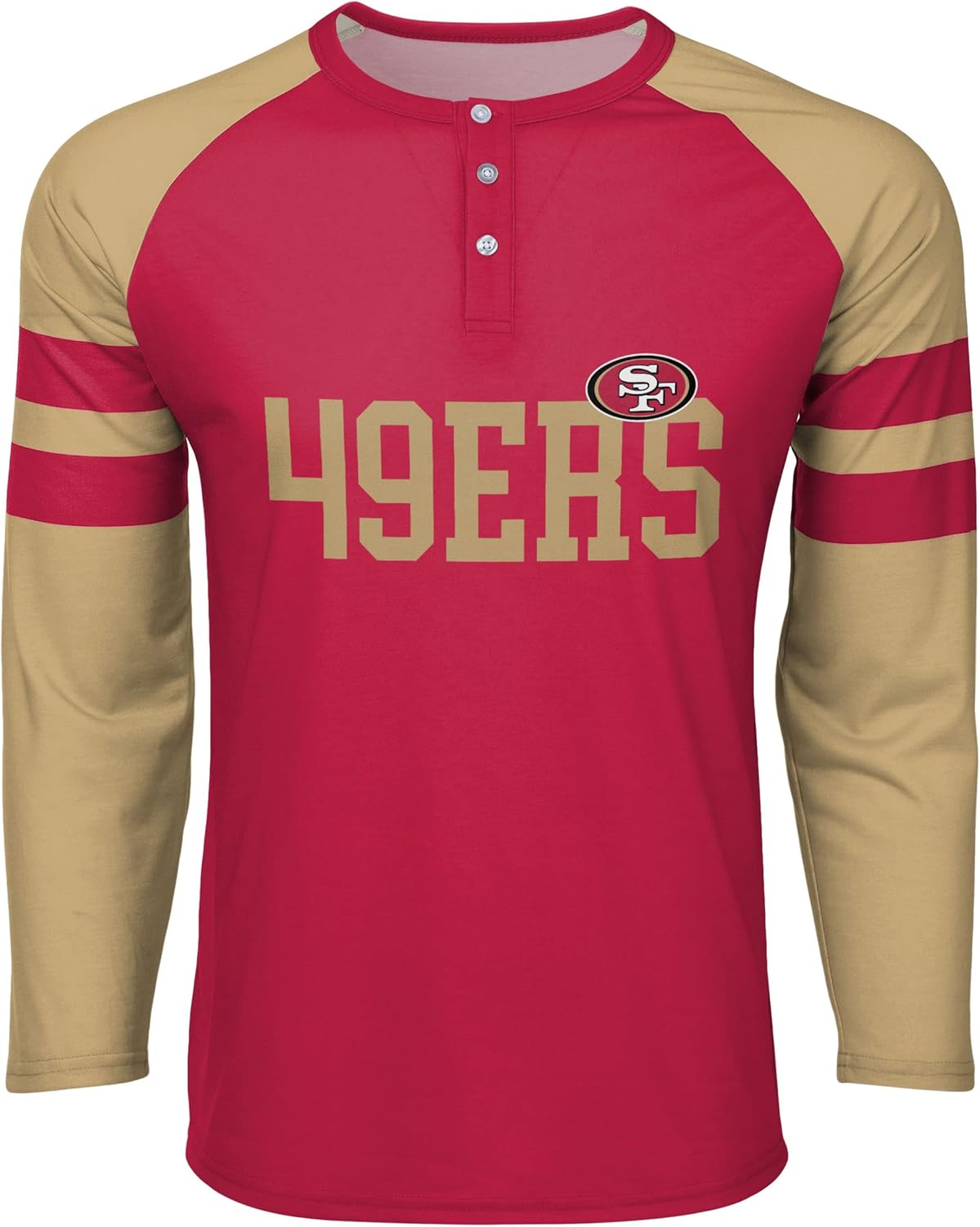 Amazon.com : FOCO Men's NFL Team Logo Shirt Long Sleeve Henley : Sports ...