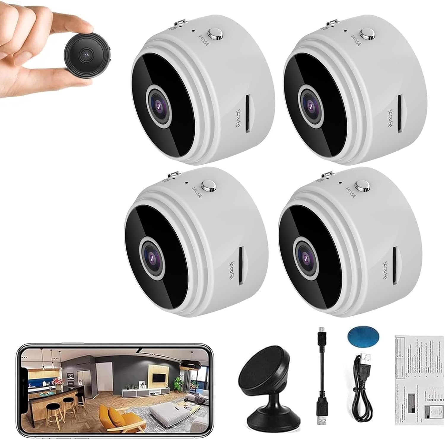 Amazon.com : Generic Pico Spy Camera - Picospy Magnetic Mini Security ...