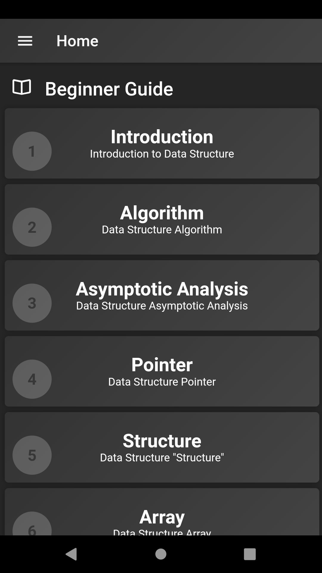 Learn Data Structures And Algorithms App On Amazon Appstore