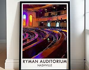 Amazon.com: Ryman Auditorium Prints Ryman Auditorium Framed Prints And ...