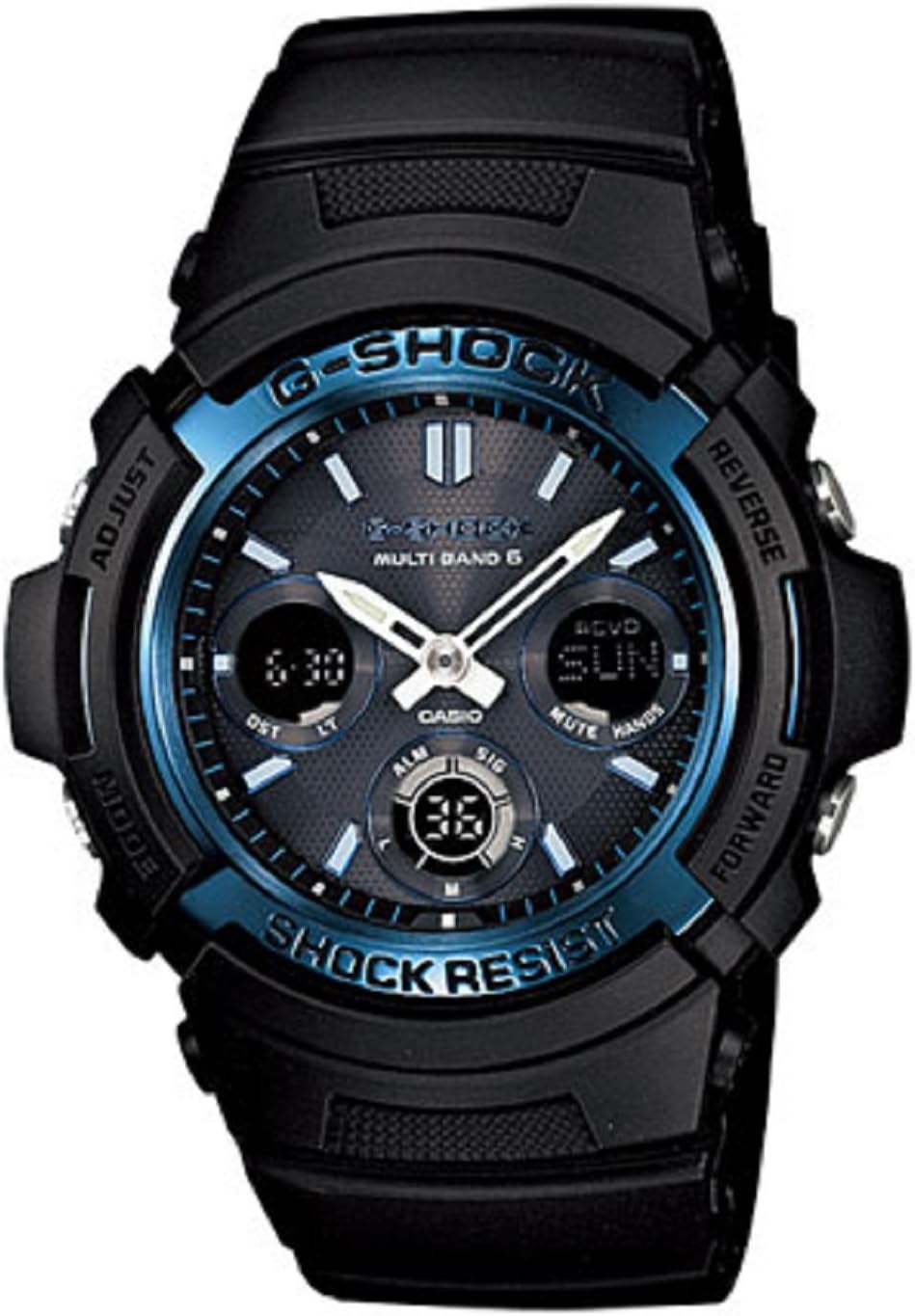 CASIO G-Shock Multi Band Tough Solar Clock Radio 6 AWG-M100A-1AJF ...