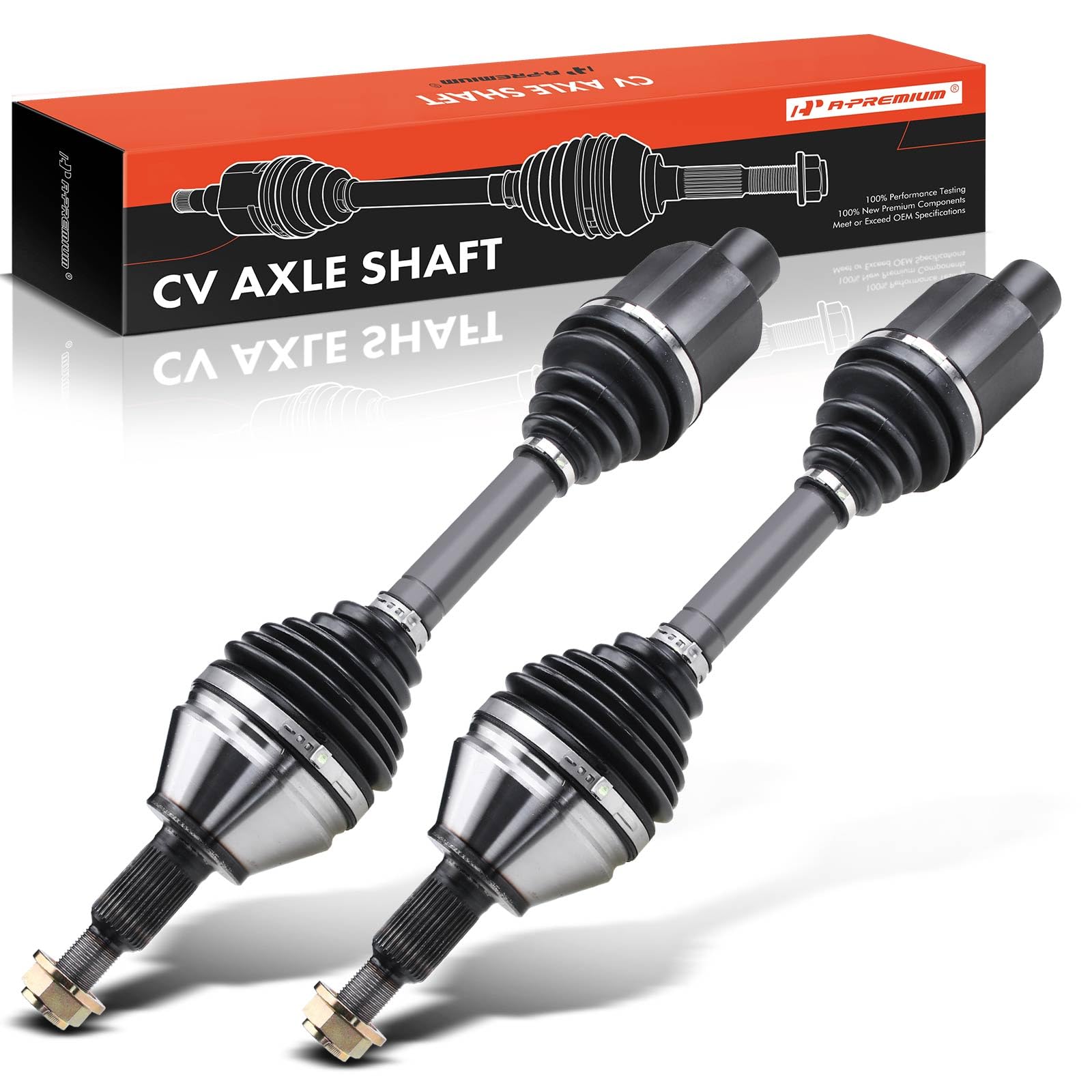 A-Premium Pair (2) Front CV Axle Shaft Assembly Compatible with Ram ...