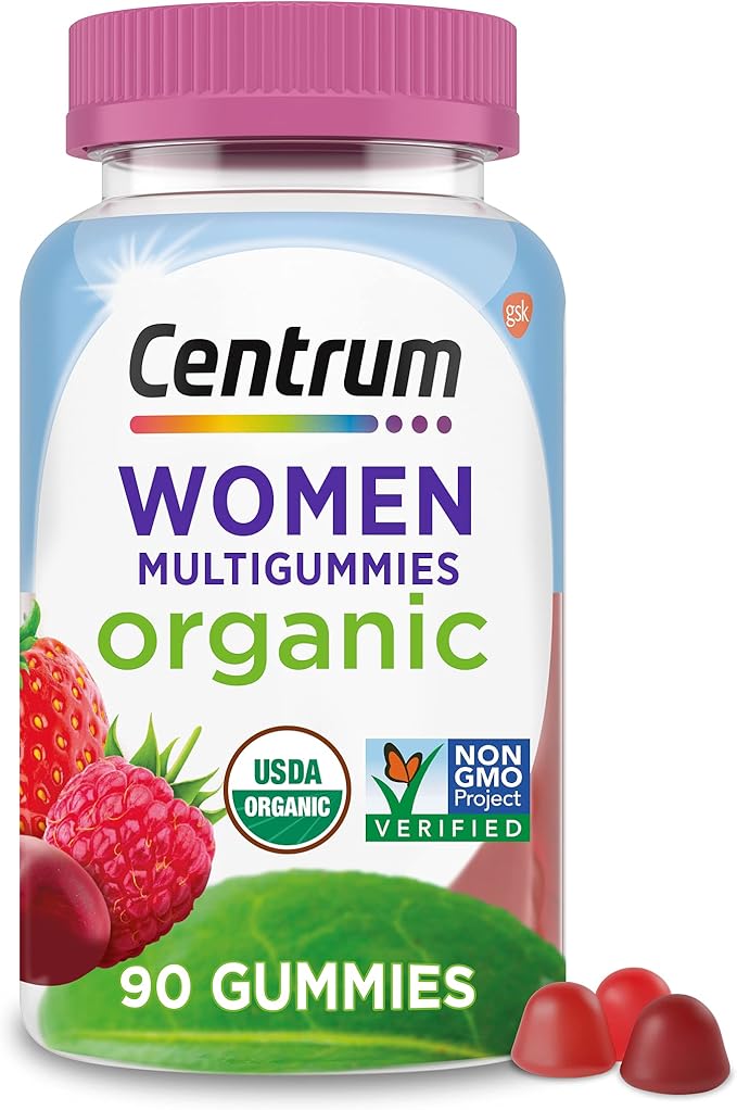 Centrum Women's Organic Multigummies Women's Multivitamin Gummies ...