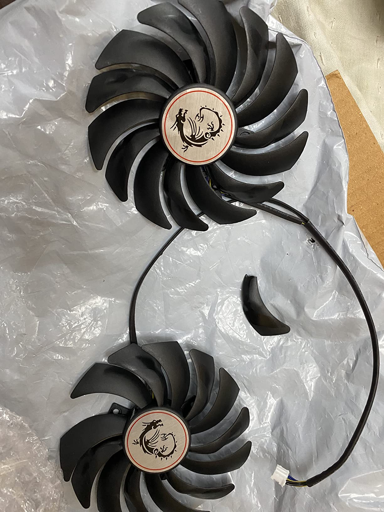 95MM Dual Ball Bearing Graphics Cards Cooling Fan for MSI GTX 1060 1070 ...