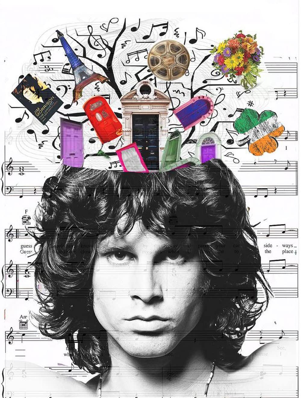 Head Explosion Drawing Raphaelesque Head Exploding #1 Framed Print By