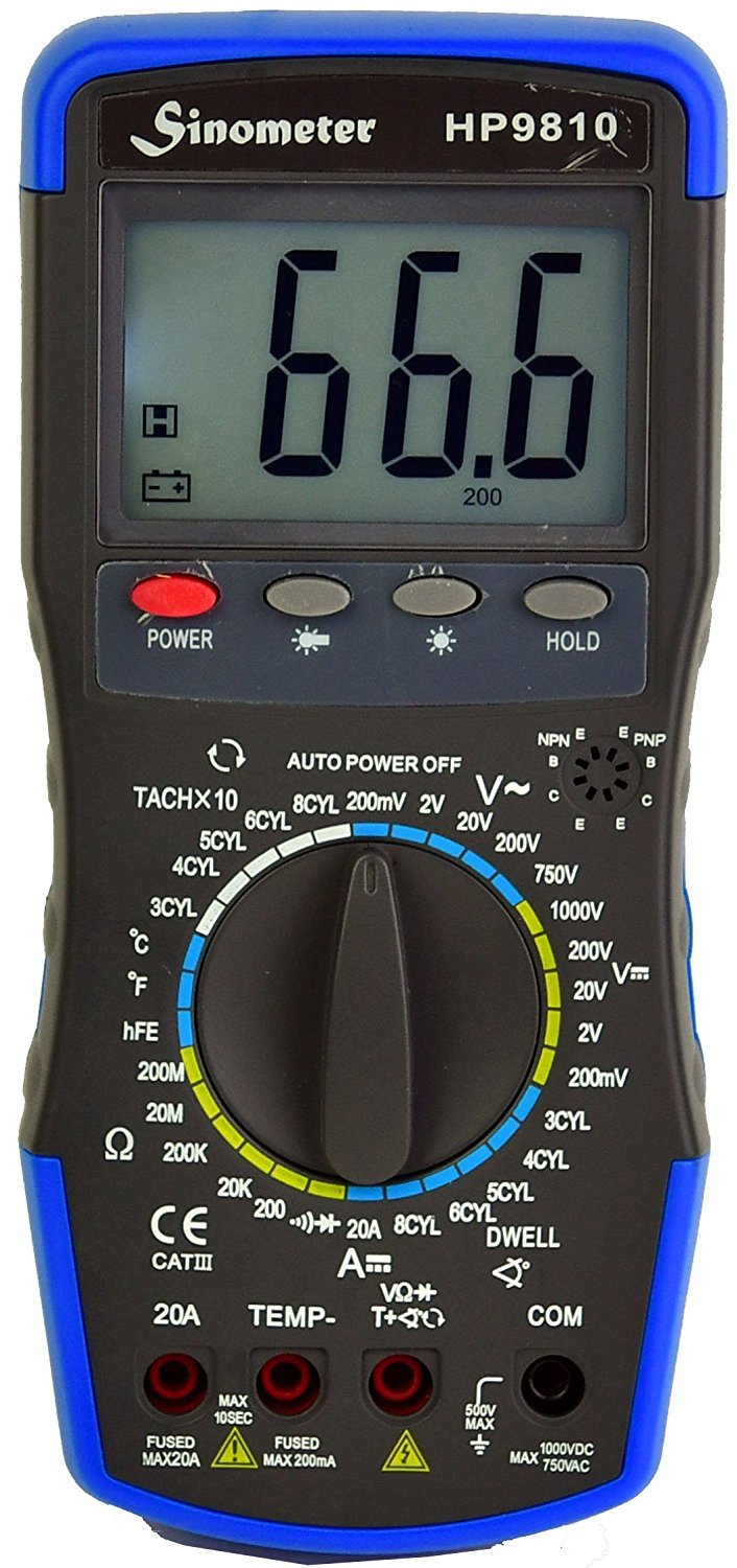 Amazon.com: Tekpower HP9810 Automotive Digital Multimeter : Automotive