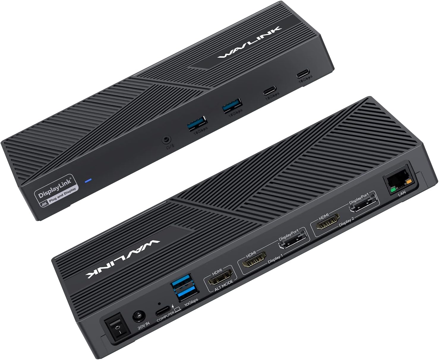 Triple 4K Display Docking Station, WAVLINK 15-in-1 USB C Universal ...