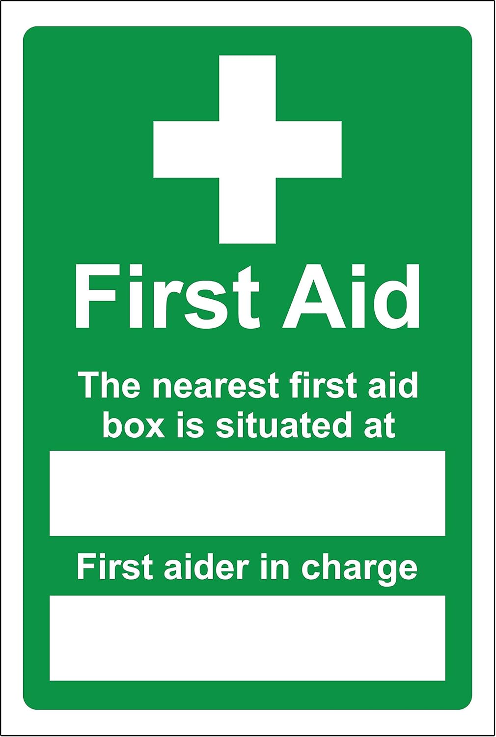 First Aid The nearest first aid box is situated at - First Aider in ...