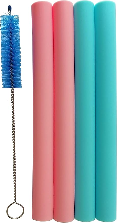 Amazon.com: Wisepoch Gulp Water, 0.55""(14mm) Extra-Wide Fat Straw ...