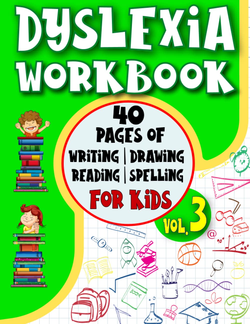 Dyslexia Workbooks for Kids: 40 pages of activities: writing, reading ...