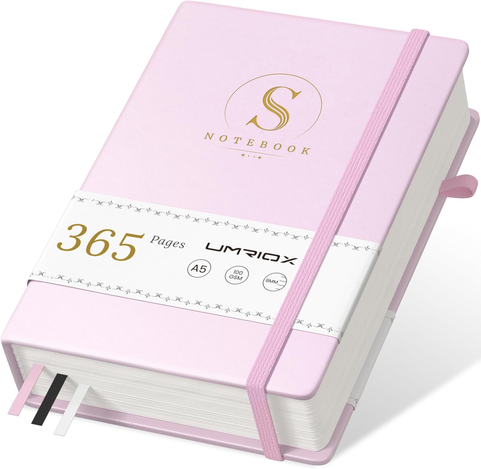 CAGIE Vintage Journal for Women Men, 320 Pages Thick Hardcover Notebook ...