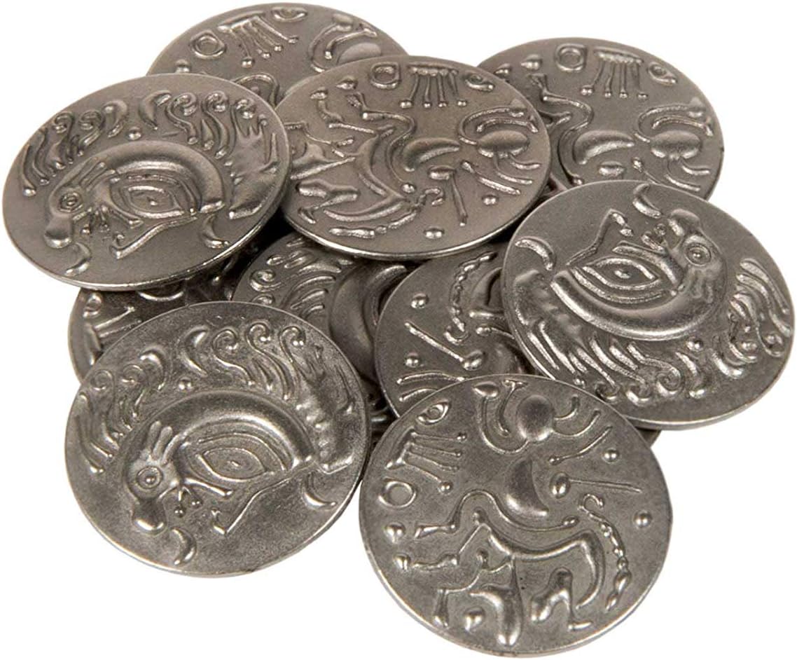 Amazon.com: The Broken Token Prop Coins - 30mm Silver Celtic Themed ...