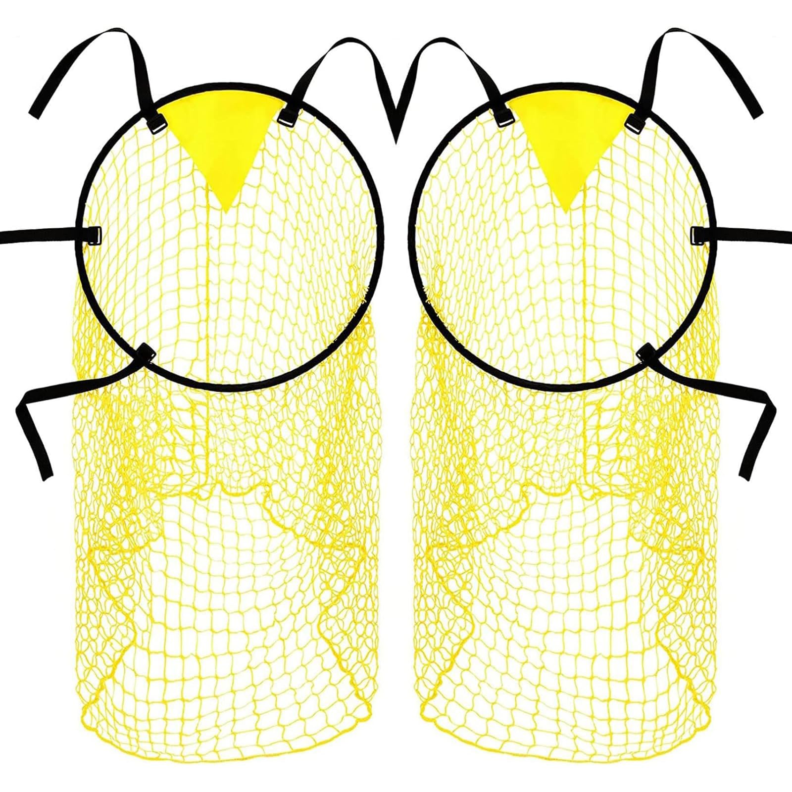 Leogony 2PCS Top Bins Football Targets Net, Soccer Top Corner Goal ...