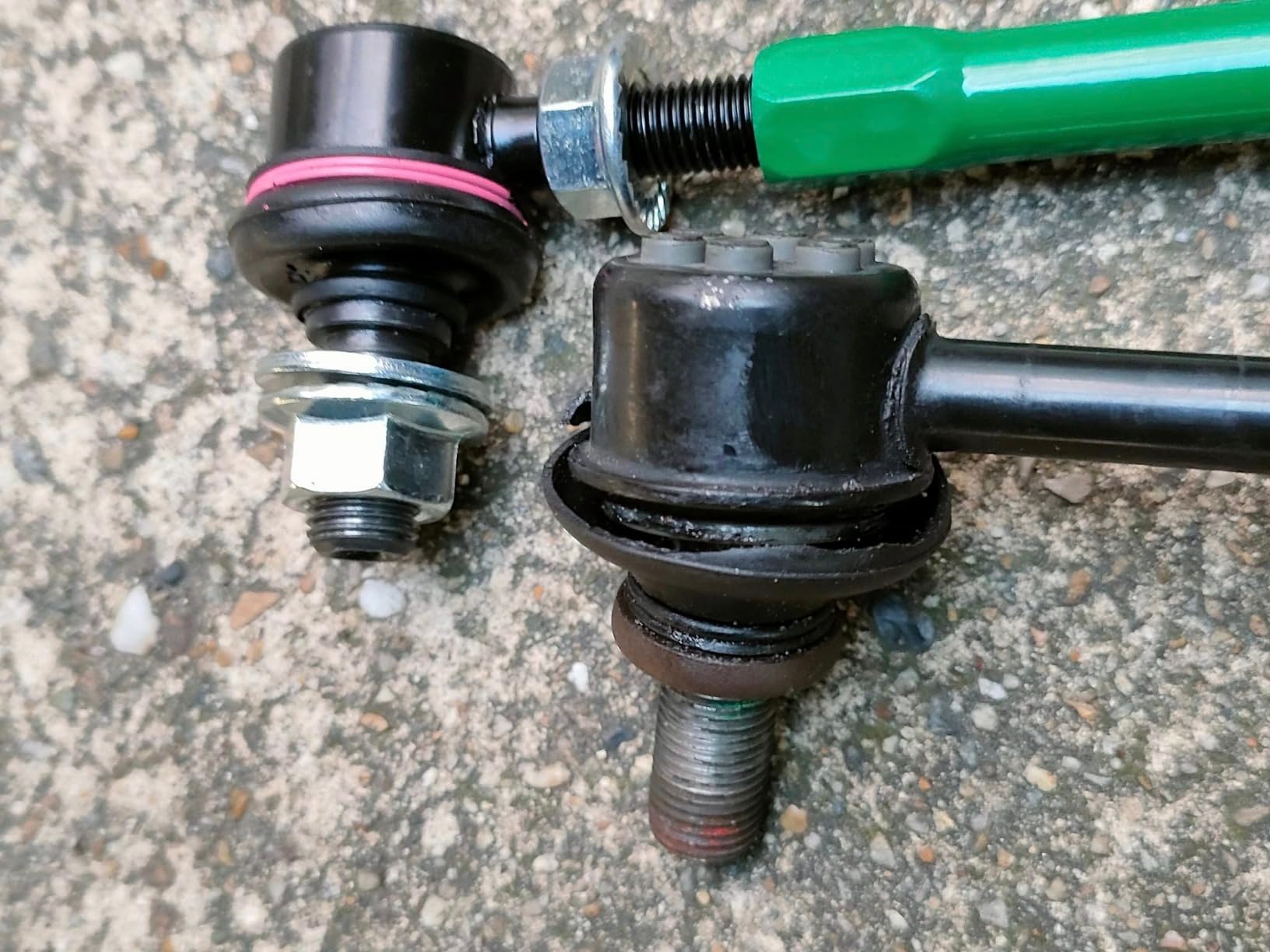 Amazon | テイン (TEIN) 【 調整式スタビリンクロッド 】ADJUSTABLE SWAY BAR LINK ROD SPS23-R5916 グリーン | スタビライザー | 車＆バイク