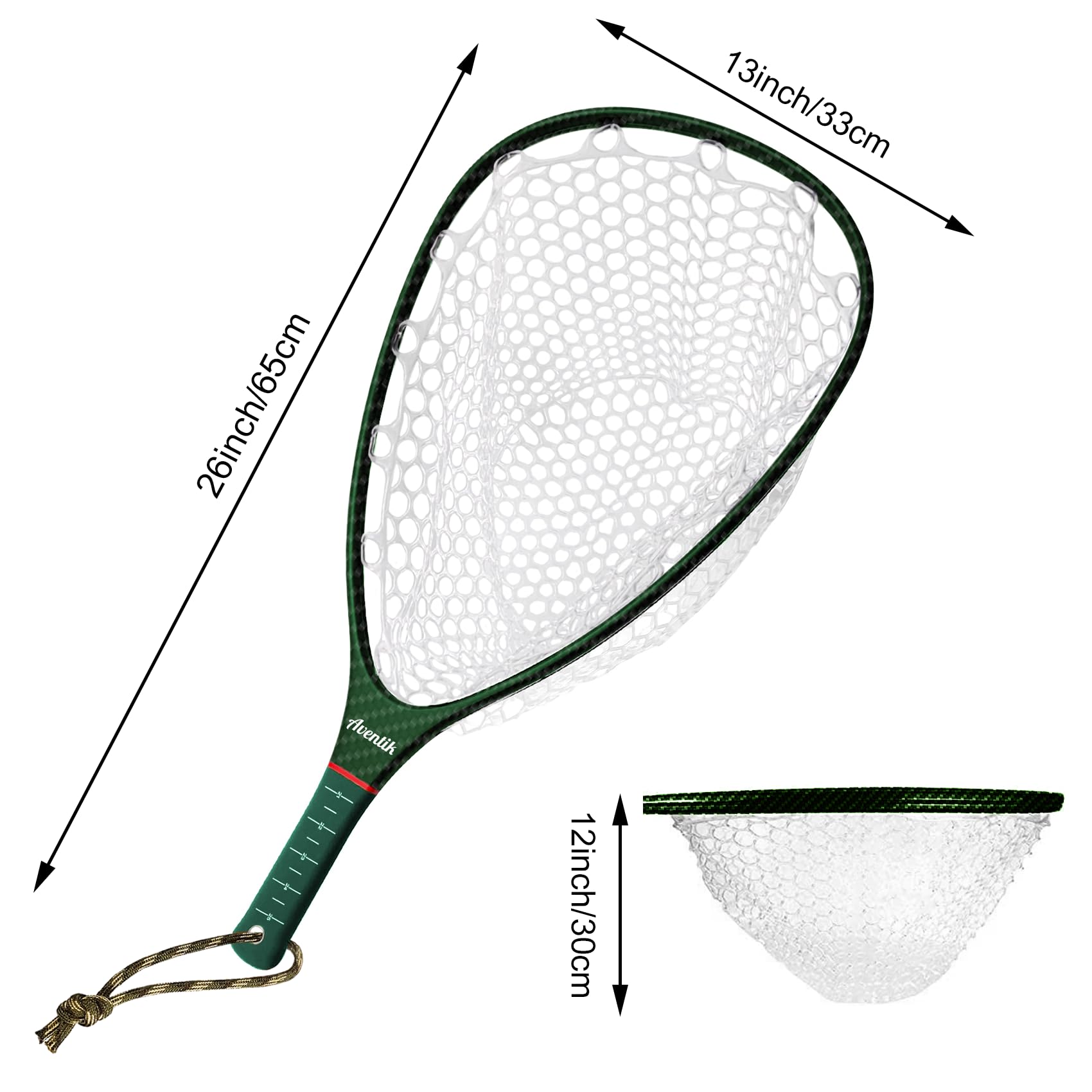 Snapklik.com : Aventik Fly Floating Fishing Net Carbon Fiber Landing ...