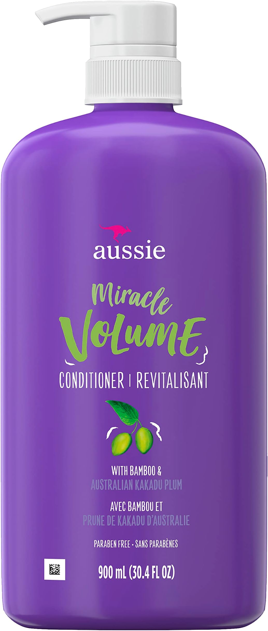Amazon.com : Aussie Miracle Volume Conditioner with Plum & Bamboo for ...