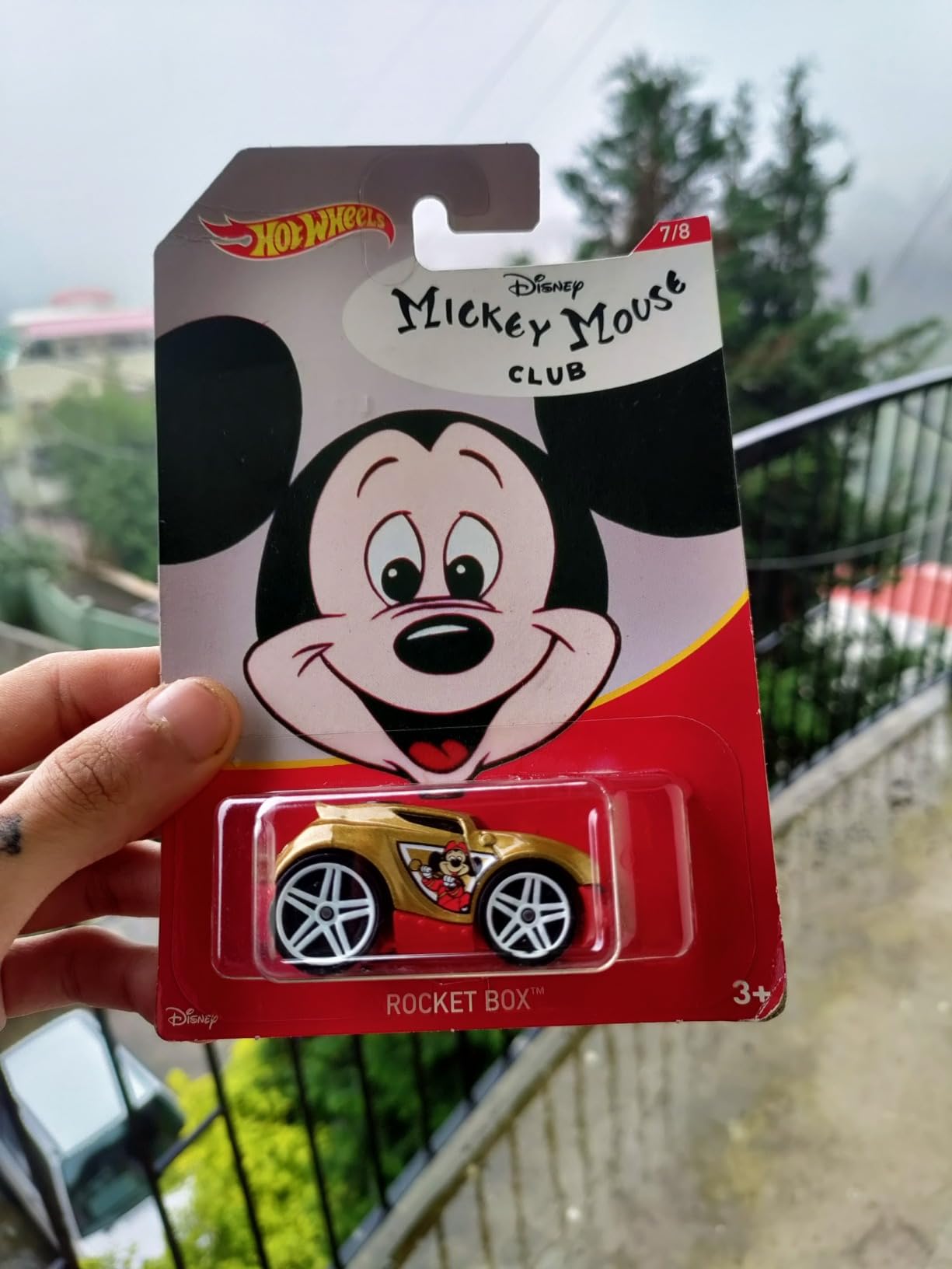 Hot Wheels Mickey Mouse Club Rocket Box Car : Amazon.in: Toys & Games