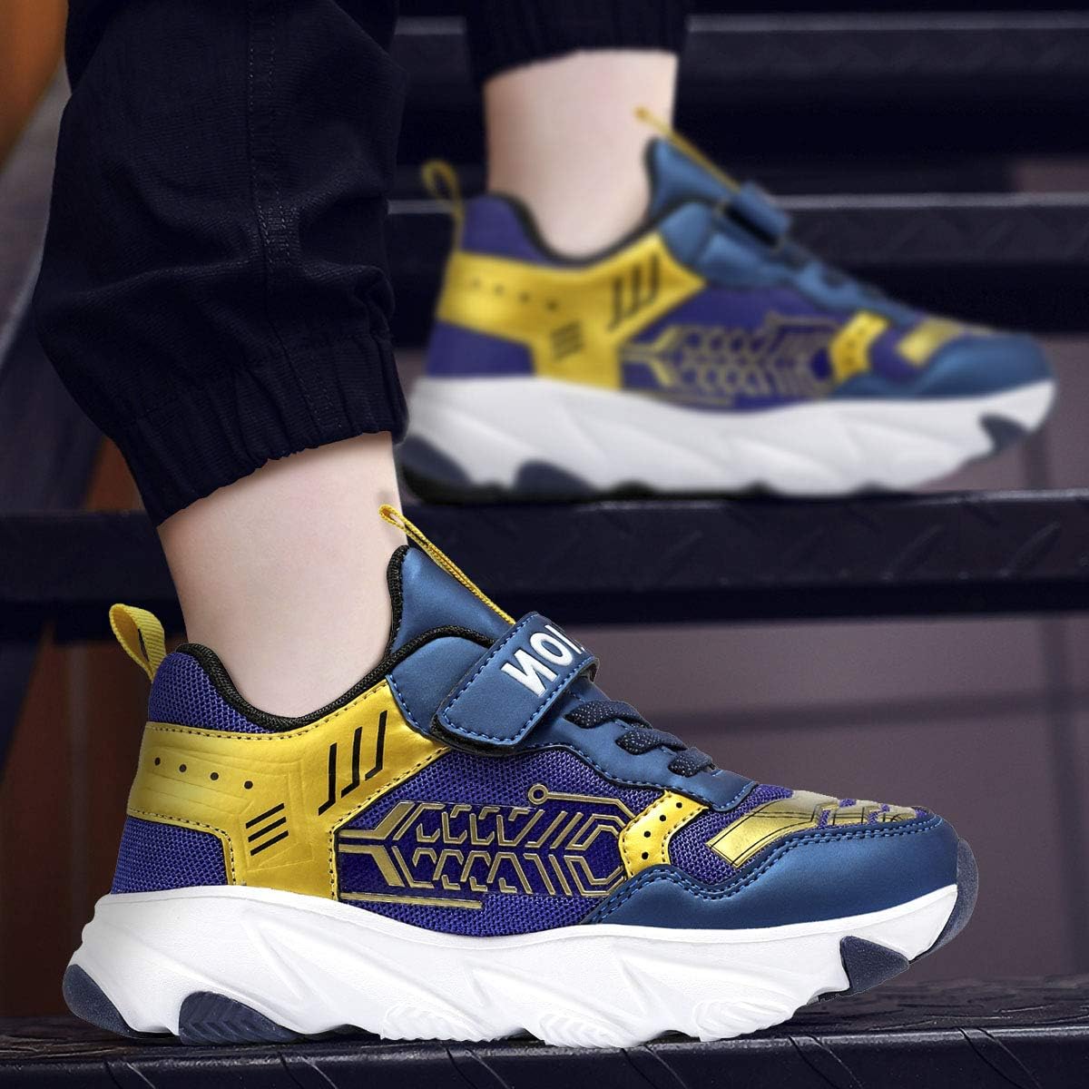 ASHION Boys Sneaker Kids Air Shoes Boys Girls Tennis Running Walking ...