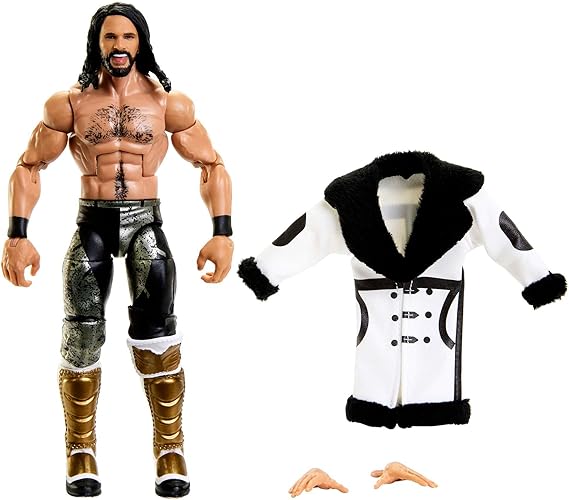 Amazon.com: Mattel WWE Seth Rollins Elite Collection Action Figure ...