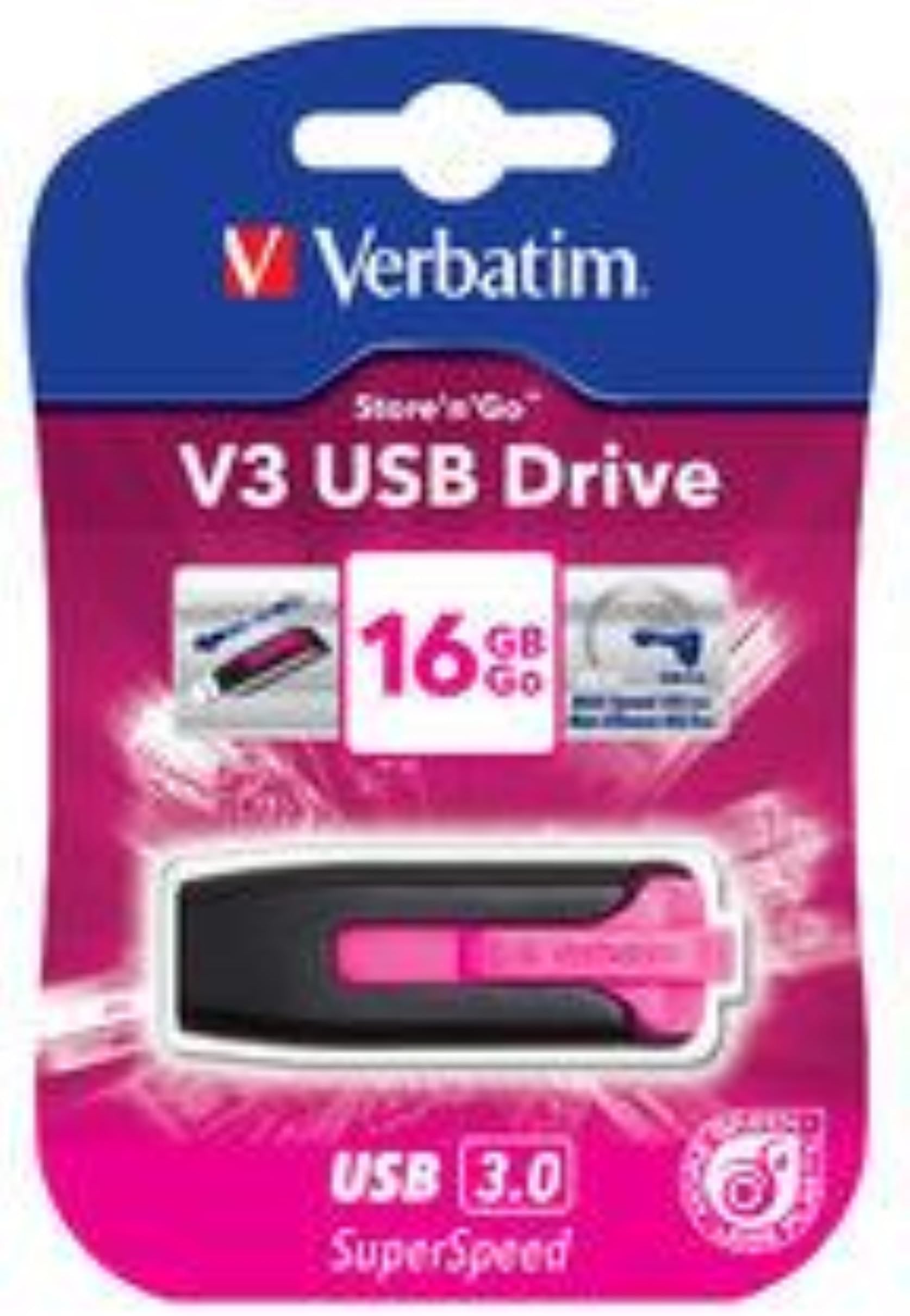Amazon.com: Verbatim 128GB Store 'n' Go USB Flash Drive - PC / Mac ...