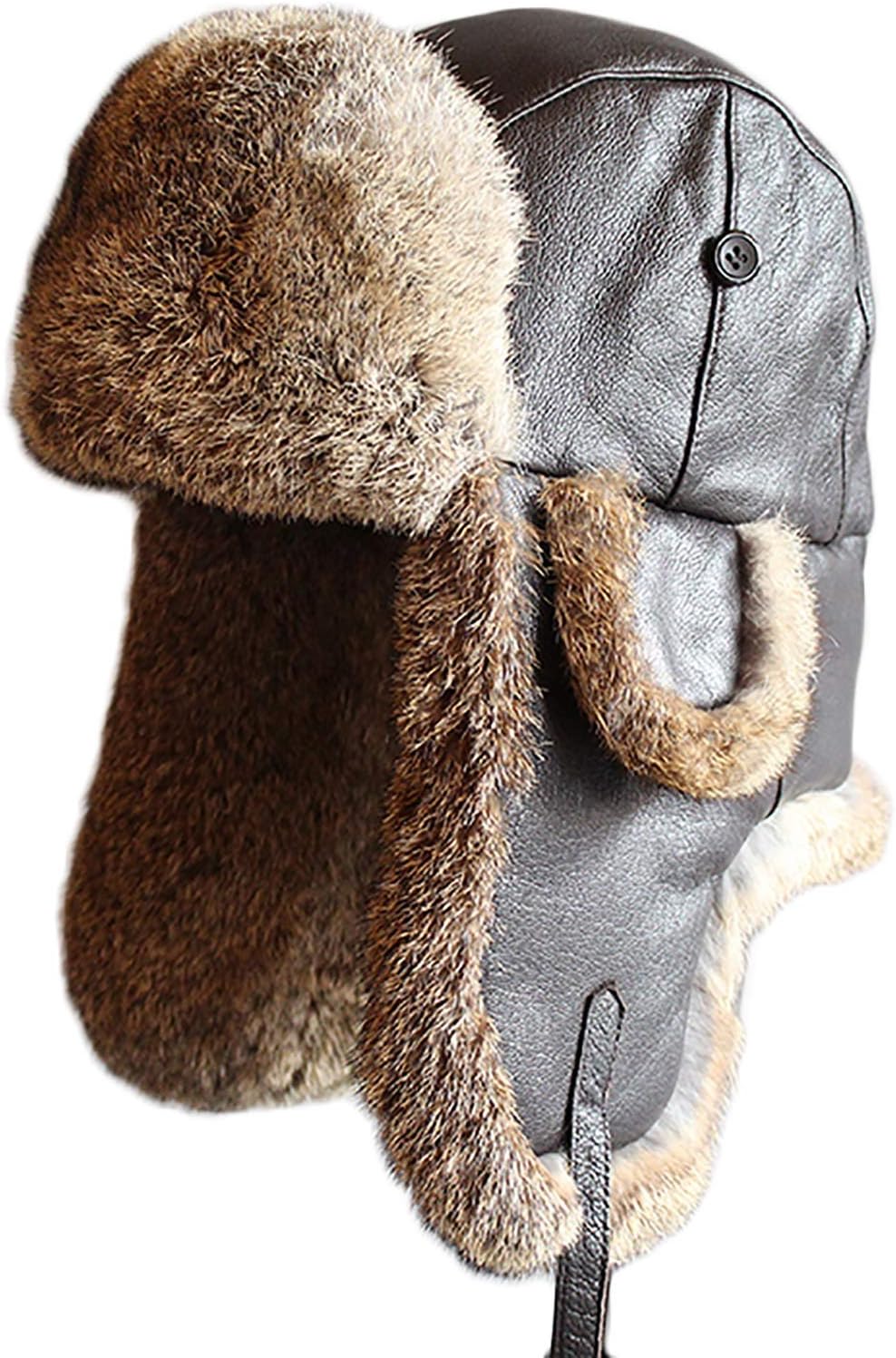 Amazon.com: HTLPAVBWF Mens Winter Hat,Thermal Hats,Bomber Hat Trooper ...