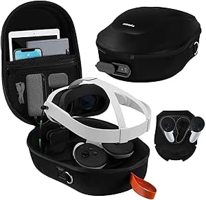 Amazon.com: RCstyle Carrying Case for Meta/Oculus Quest 3 with 40W ...