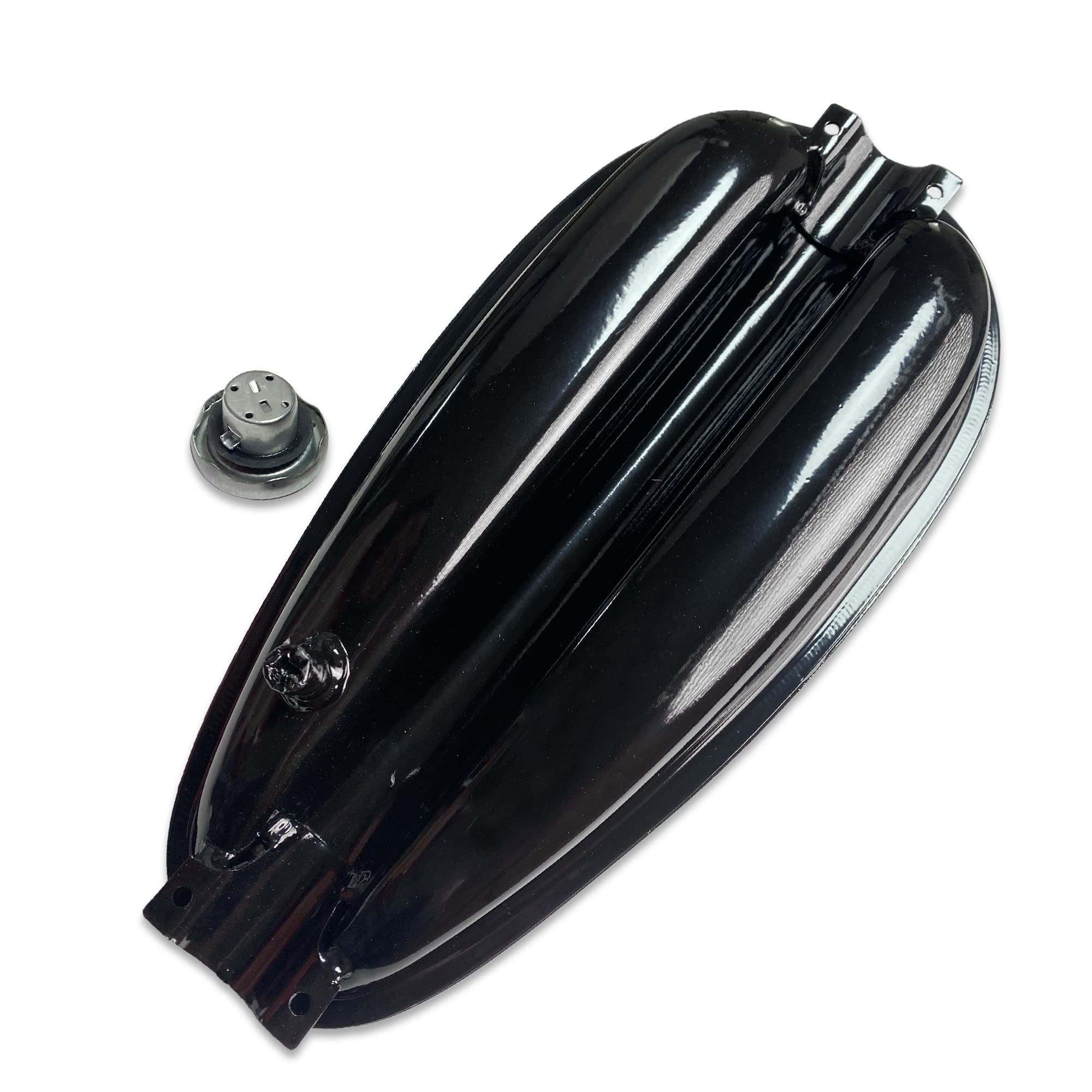 Snapklik.com : Necaces Fuel Gas Tank, 4L Metal Gas Tank For Motorized ...
