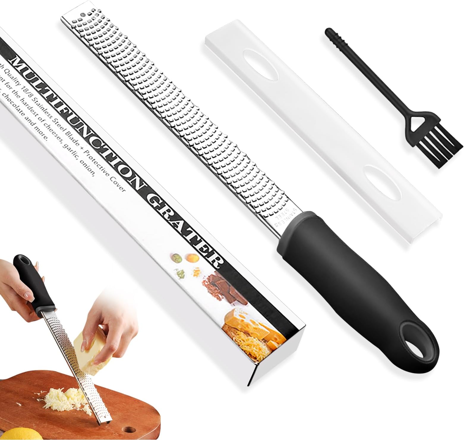 Amazon.de: Edelstahl Reibe - Käsereibe, Zitronenreibe, Ingwerreibe ...