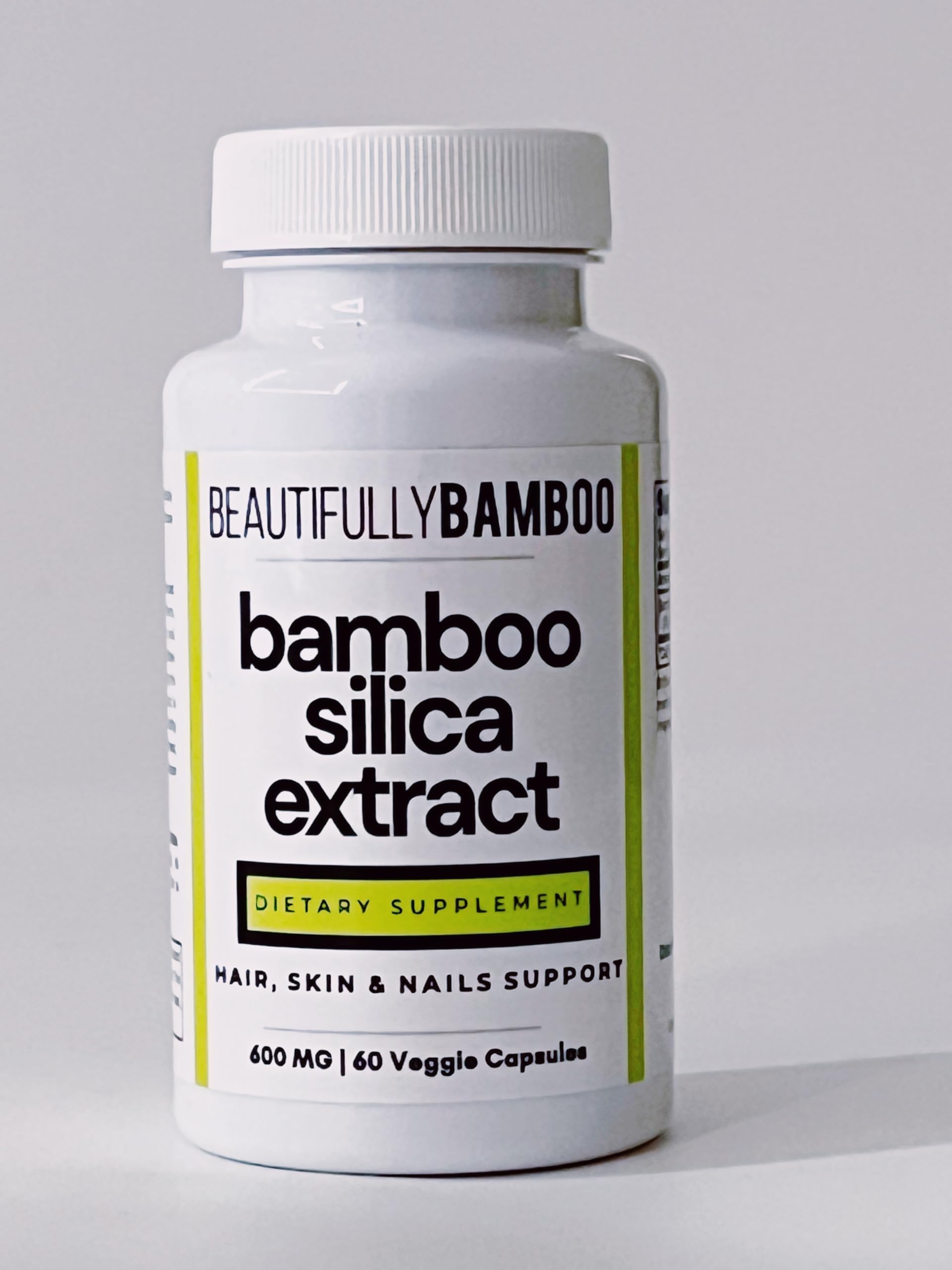 Amazon.com: Generic Bamboo Silica Extract Capsules [Beautifully Bamboo ...