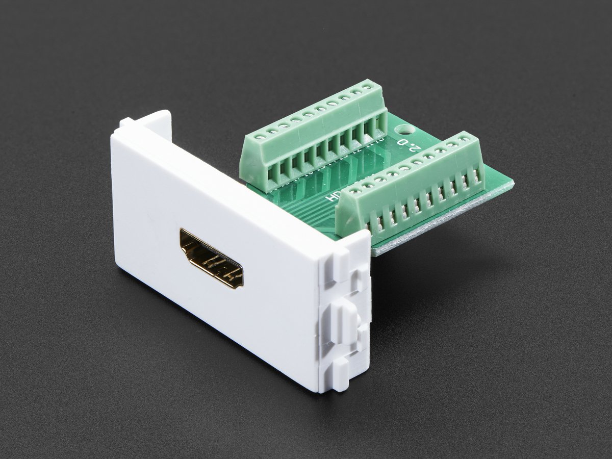 AdaFruit Panel Mount HDMI Socket to Terminal Block Breakout : Amazon.es ...
