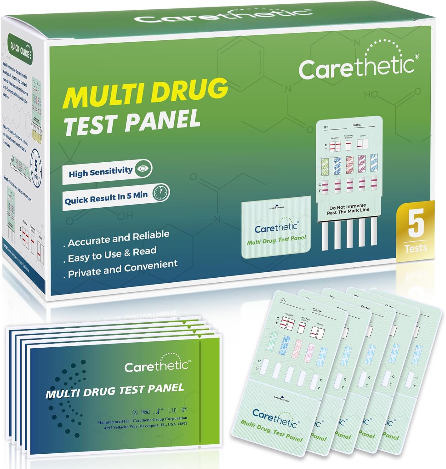Amazon.com: 5 Panel Multi Drug Test Kit - Amphetamine, Oxazepam ...
