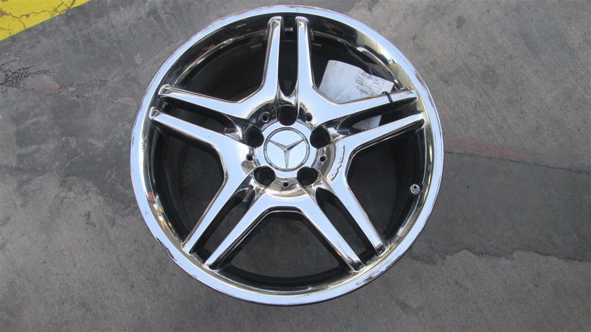 Amazon.com: Mercedes-Benz Sl500 ONE Chrome Wheel rim Disc Rear AMG ...