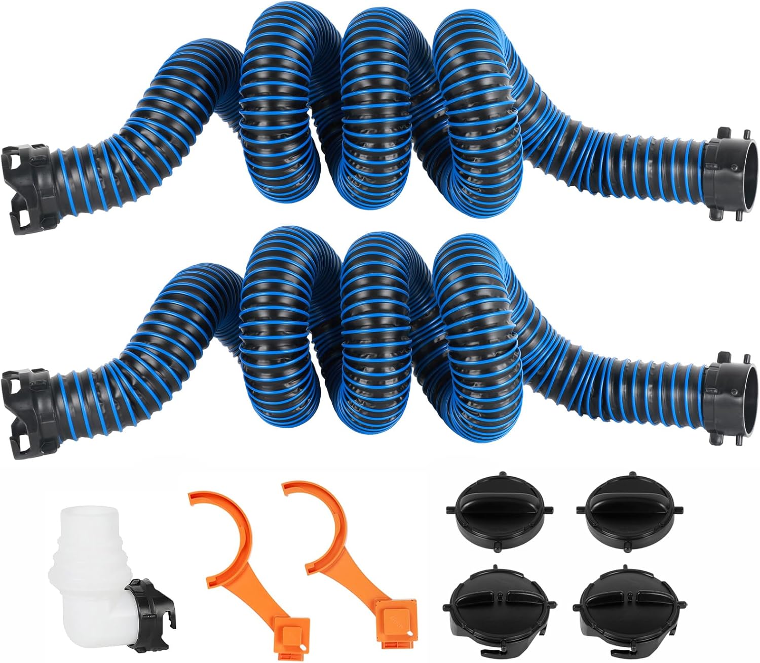 Amazon.com: OUTPRIZE 20FT RV Sewer Hose, 24 Mil Heavy Duty TPE Material ...