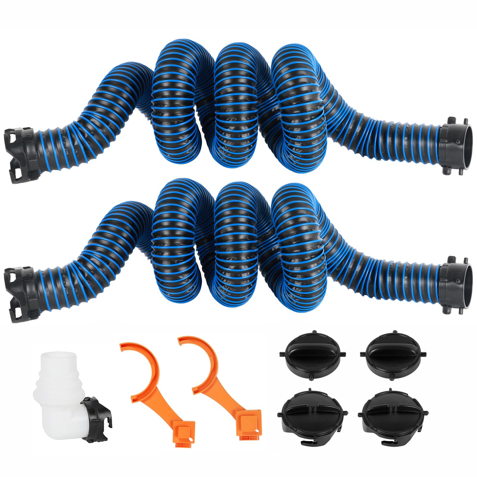 Snapklik.com : OUTPRIZE 20FT RV Sewer Hose, 24 Mil Heavy Duty TPE ...