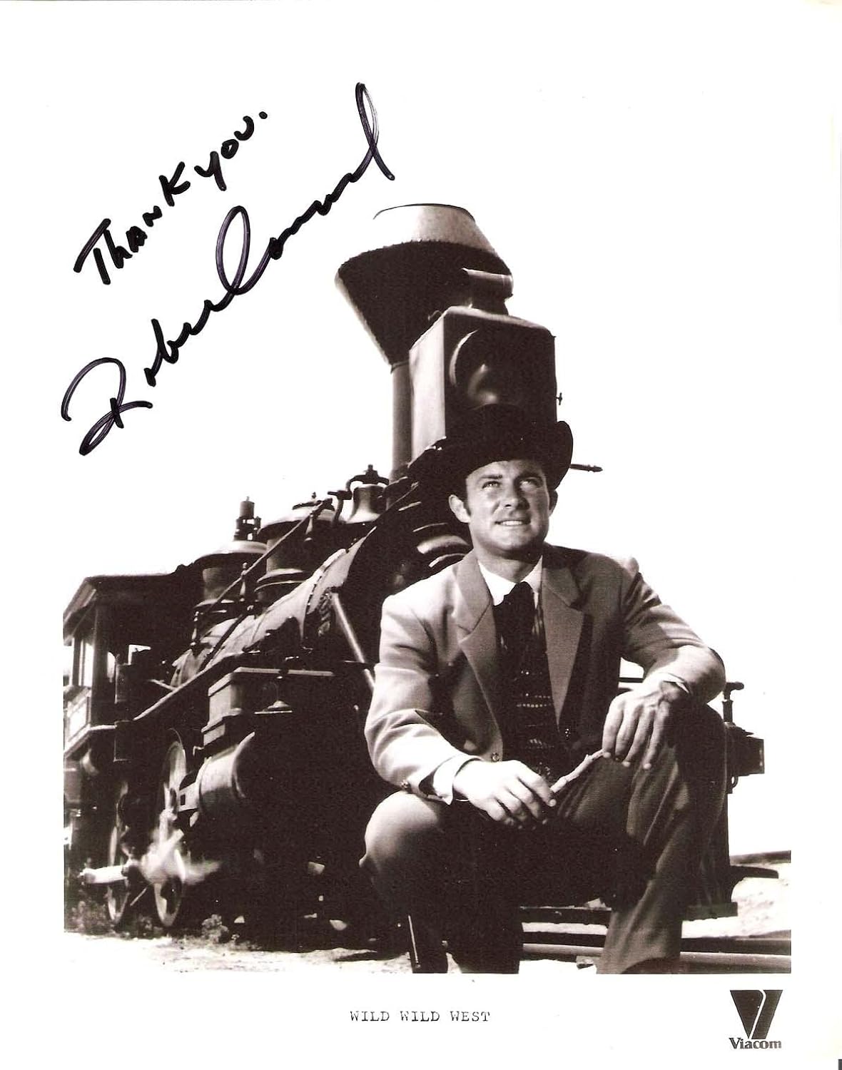 ROBERT CONRAD as JAMES T. WEST in "THE WILD WILD WEST" Signed 8x10 B/W ...