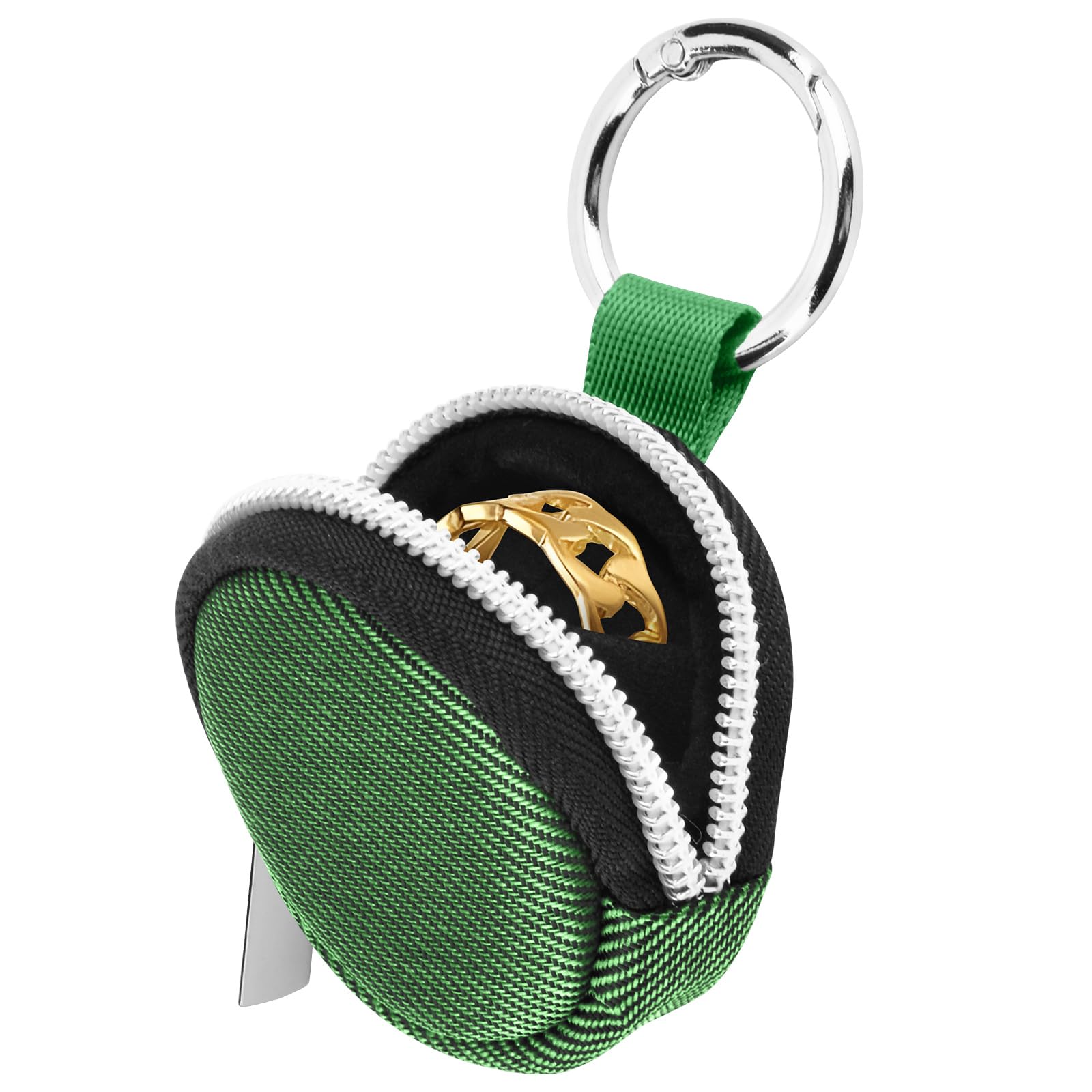 Amazon.com: Portable Ring Organizer Case with Keychain, Traveling Ring ...