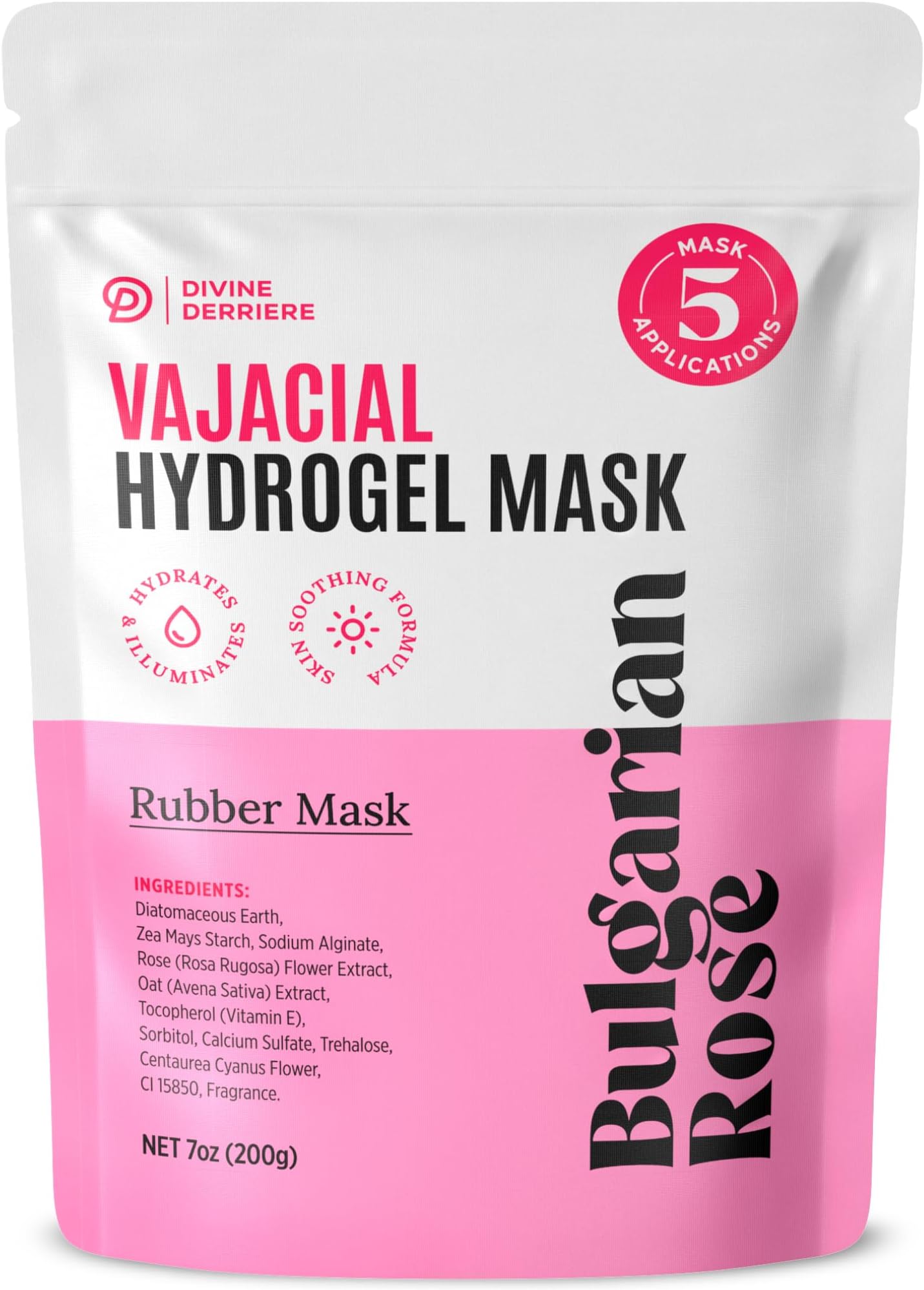 Amazon.com : Bulgarian Rose Jelly Mask Vajacial Mask Rose with Rose ...