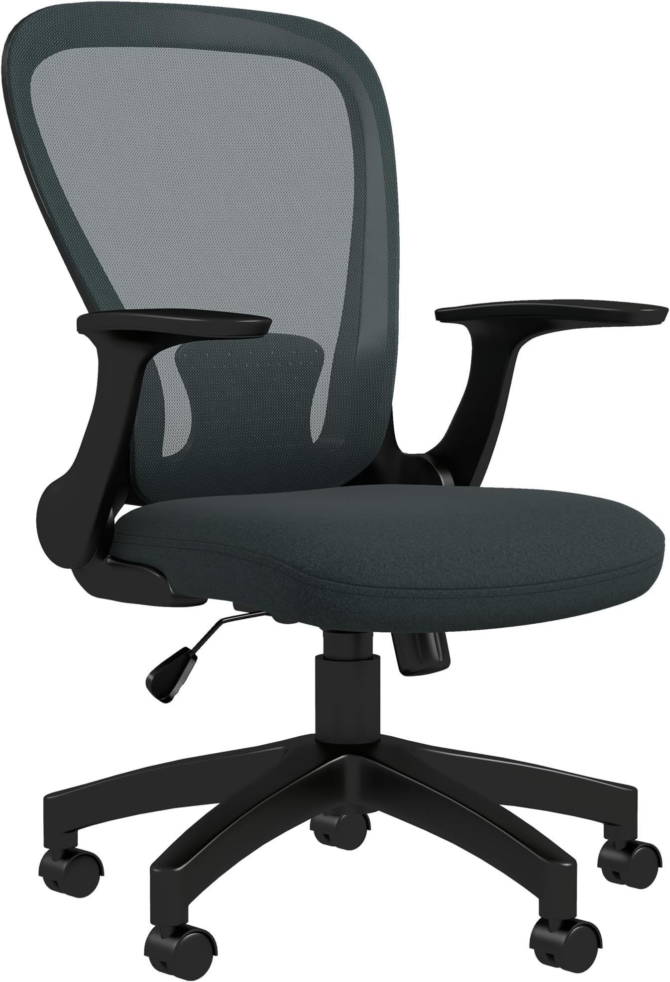 Vinsetto Mesh Office Chair, Ergonomic Computer Desk Chair with Flip-up ...
