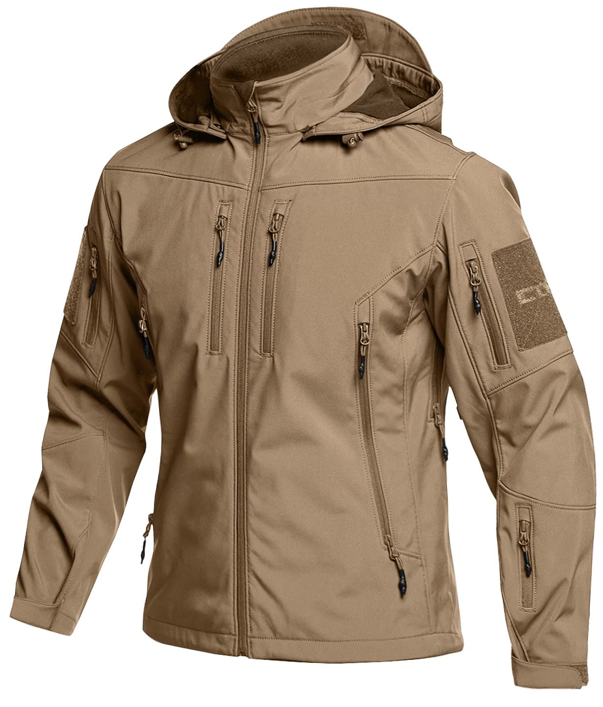 Snapklik.com : Mens Fleece Lined Tactical Softshell Jackets ...
