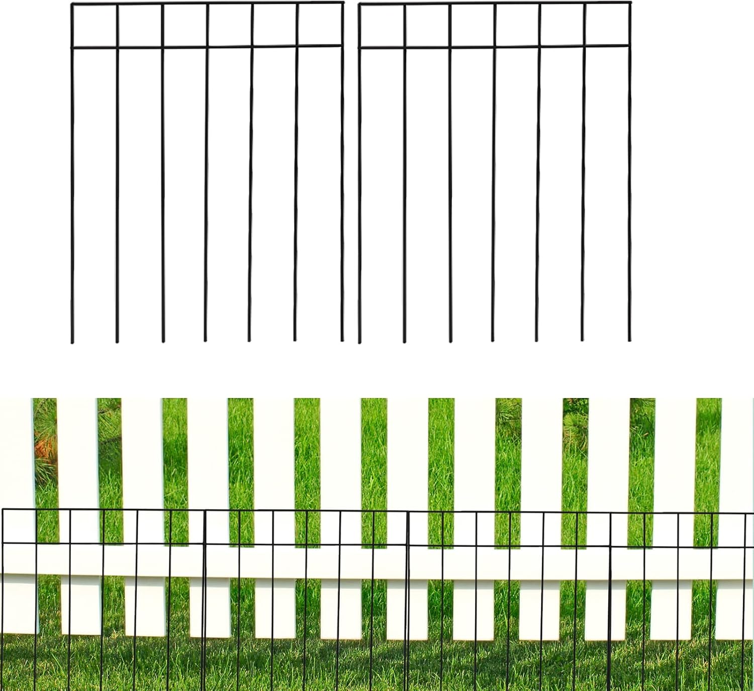 Amazon.com : 10 Pack Animal Barrier Fence- 17 in (H) × 10.8 Ft (L) Firm ...