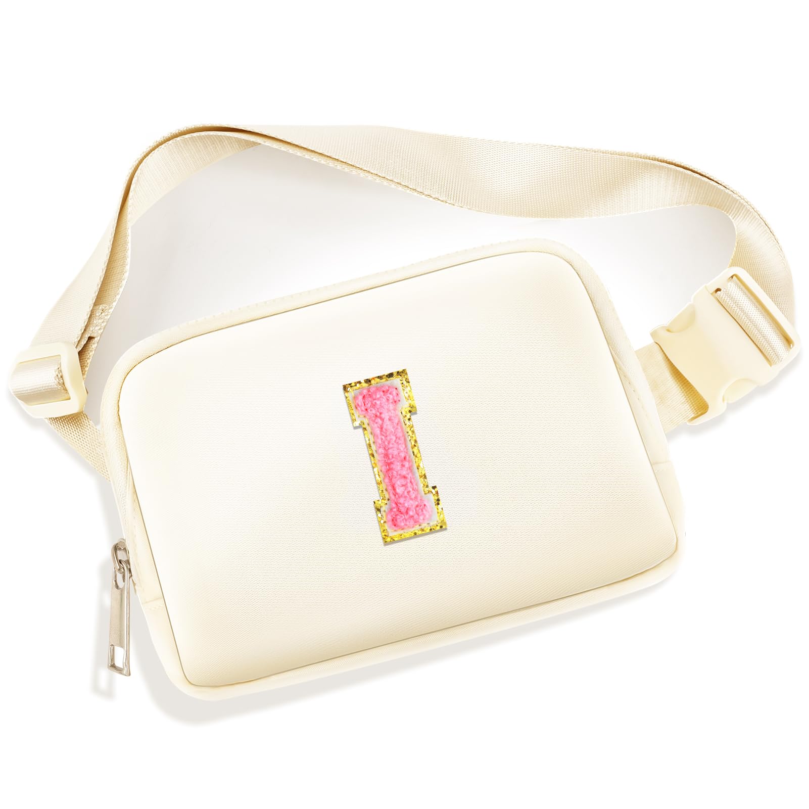 Amazon.com | URSKYTOUS Fanny Pack Belt Bag for Girls Teens Initial ...