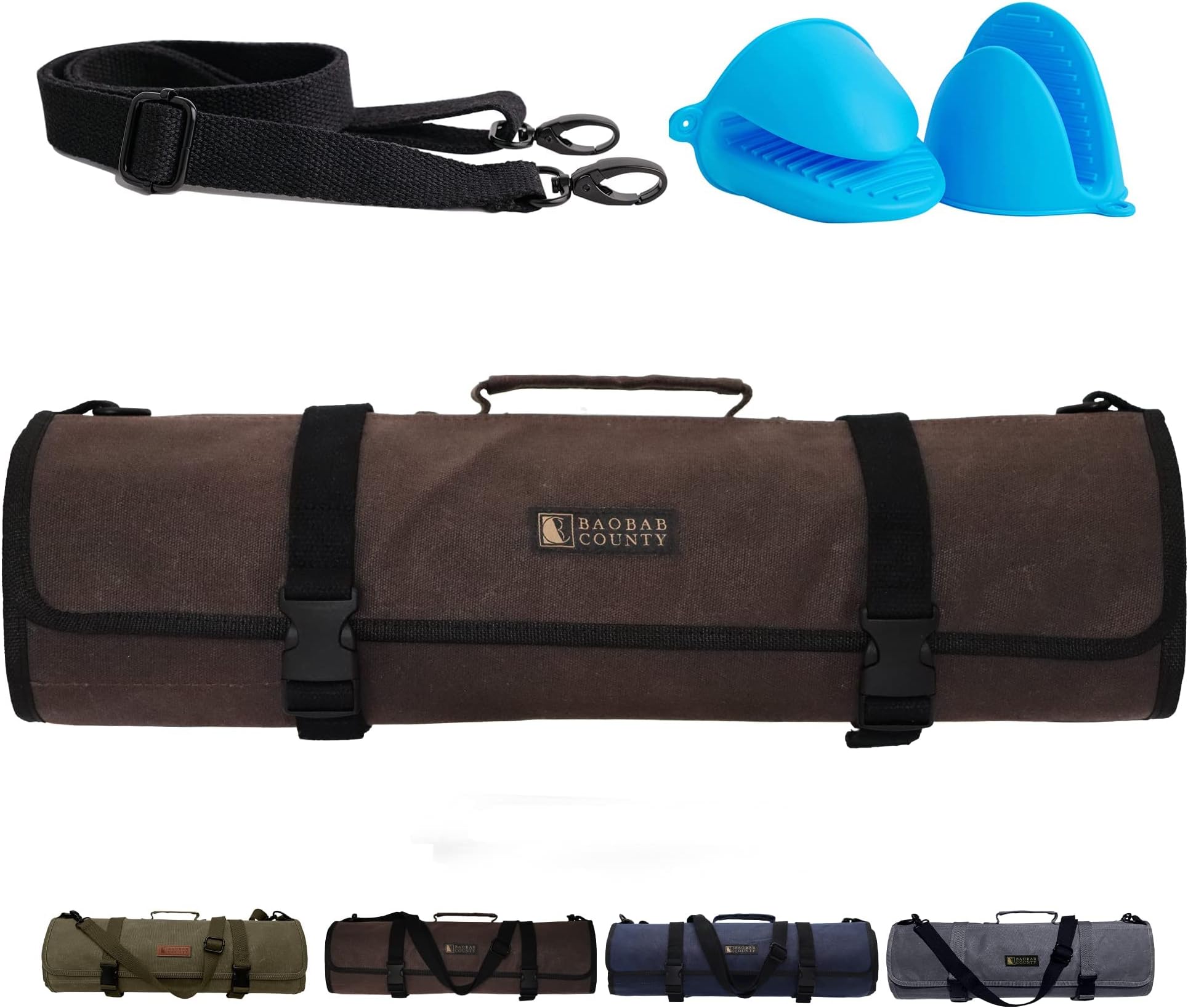 Amazon.com: Dickies Chef Knife Roll Bag Portable Organizer and Cutlery ...