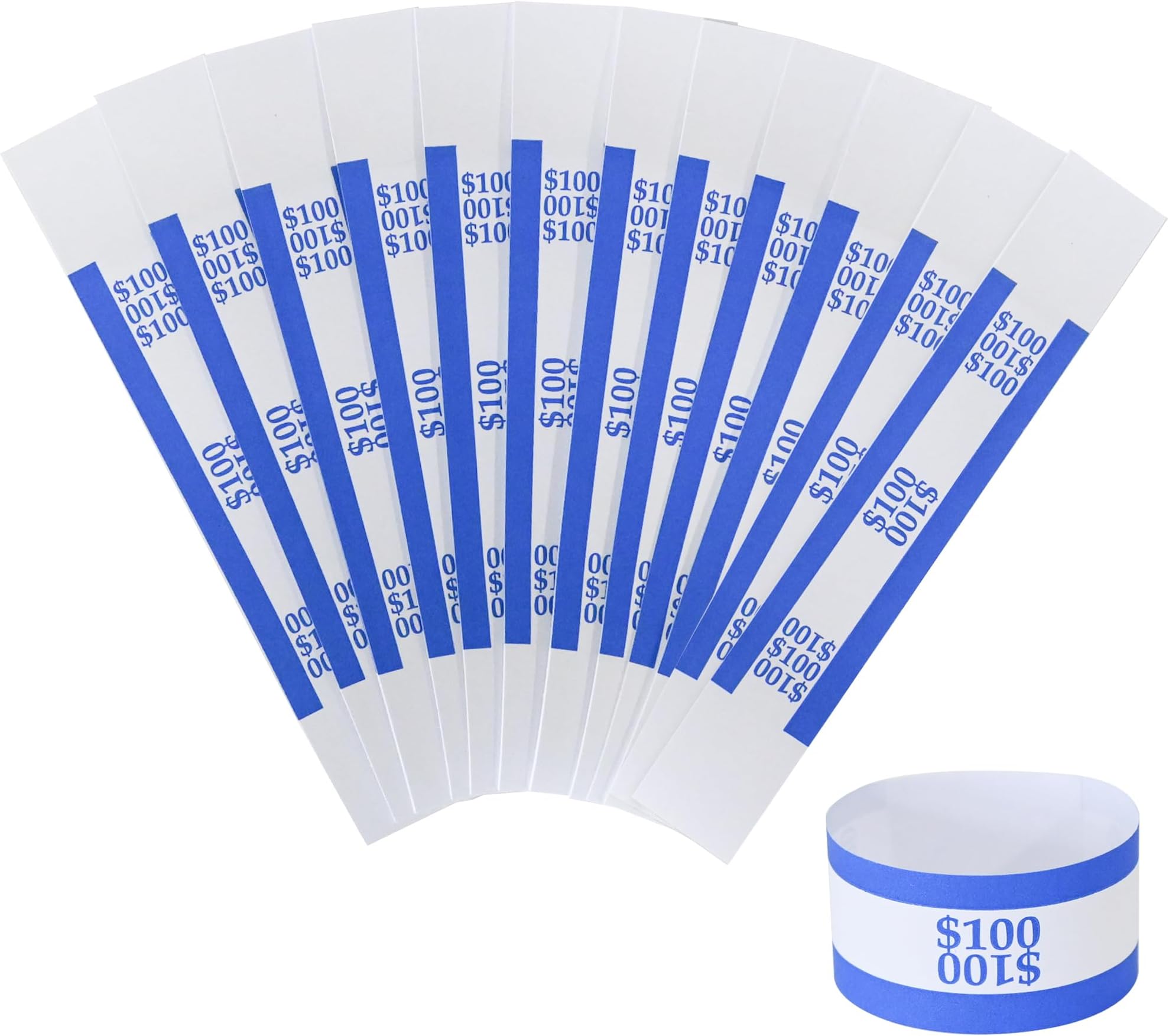 Amazon.com : Currency Straps – Bill Wrappers, Money Bands to Organize ...
